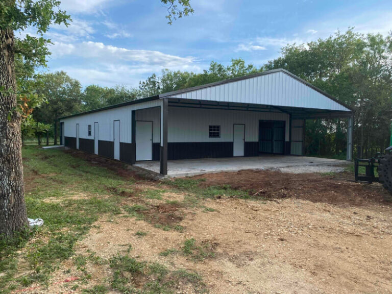 All steel barndominium shop combo – Americans Metal Buildings